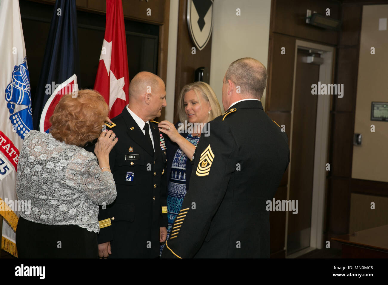 U.S. Army Maj. Gen. Edward Daly is promoted to the rank of Lieutenant ...
