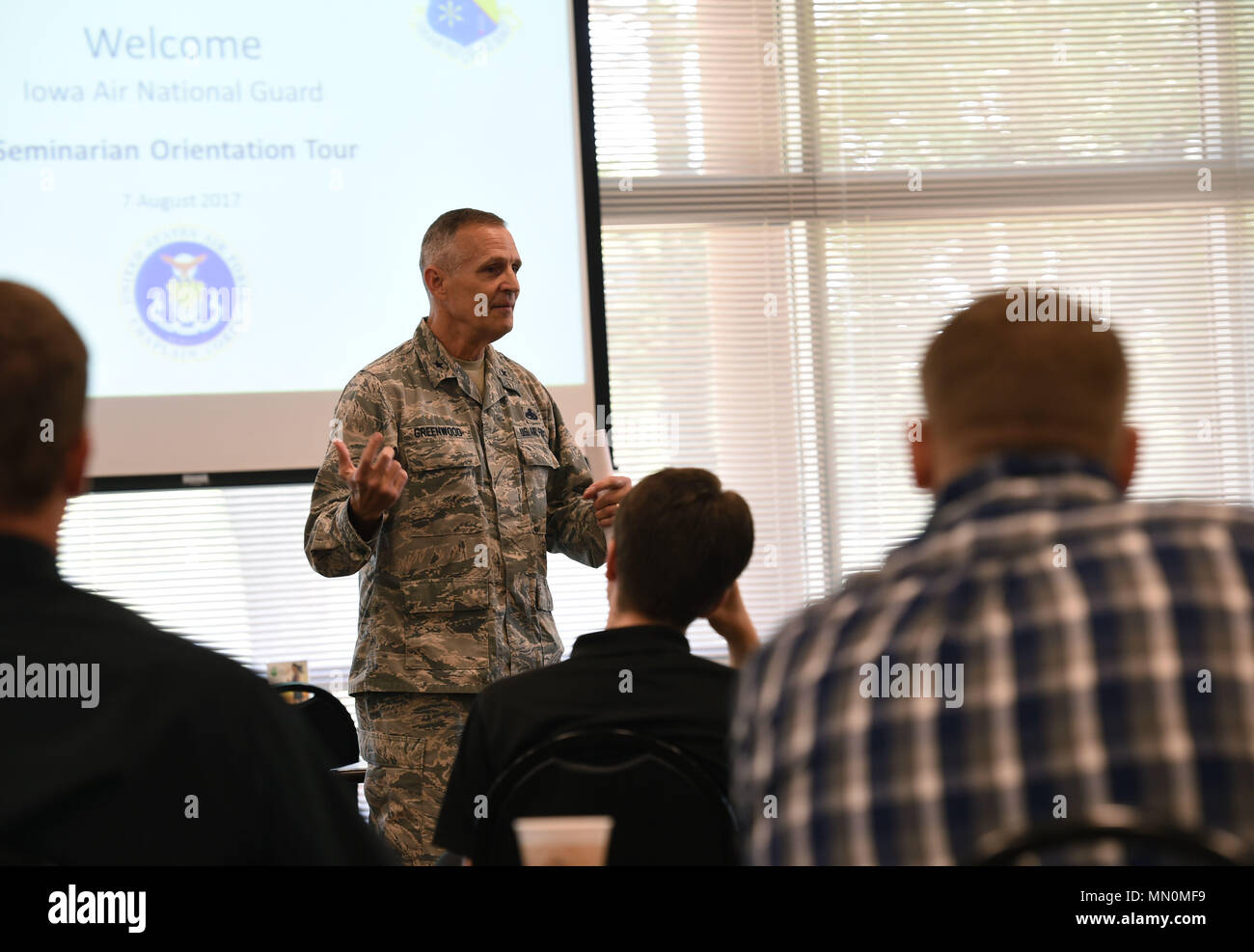 Brig. Gen. Randy Greenwood, Iowa Air National Guard Chief of Staff ...