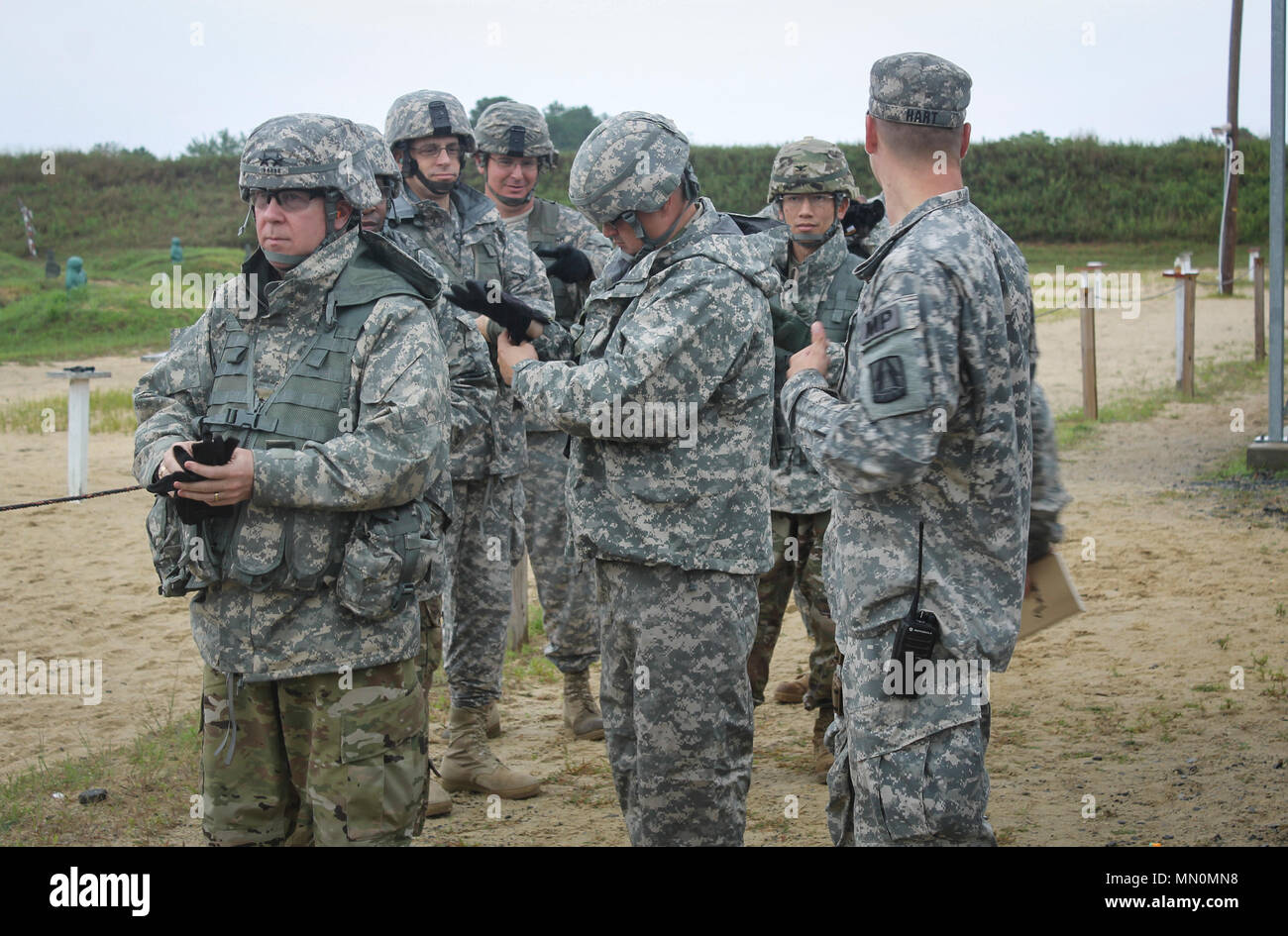 Army Reserve Soldier Maj. Gen. Peter E. Bosse (left), commanding ...