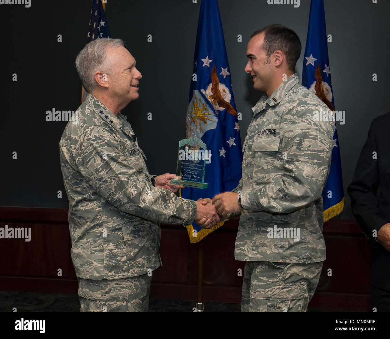 PETERSON AIR FORCE BASE, Colo.- U.S. Air Force Lt. Gen. John Thompson ...