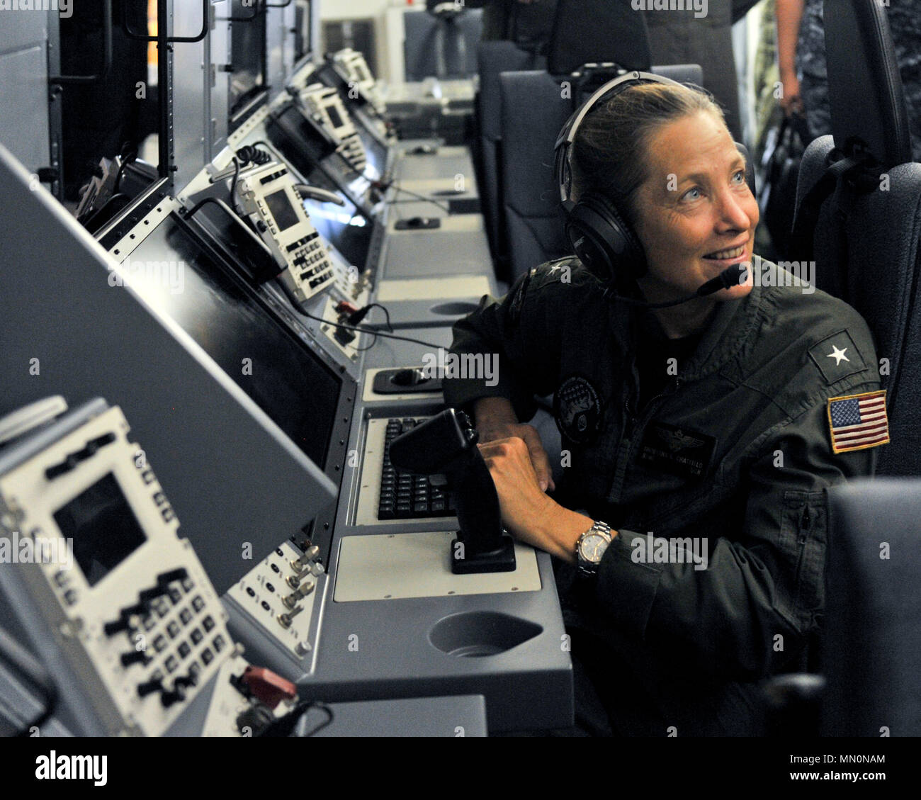 170807-N-ZD021-039 ANDERSEN AIR FORCE BASE, Guam (Aug. 7, 2017) Rear ...