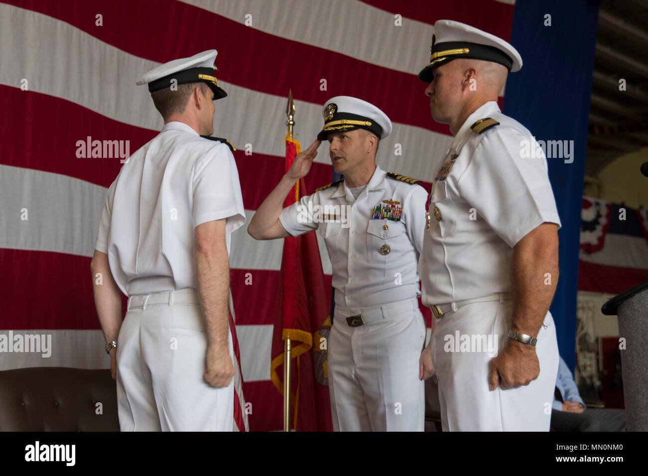 170804-N-MC499-055 NORFOLK, Va. (August 4, 2017) Rear Adm. Jeff Hughes ...