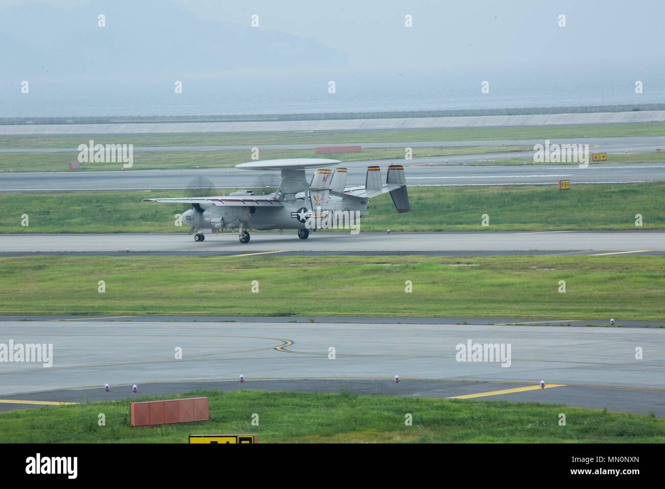 E-2D Advanced Hawkeye aircraft with Carrier Airborne Early Warning ...