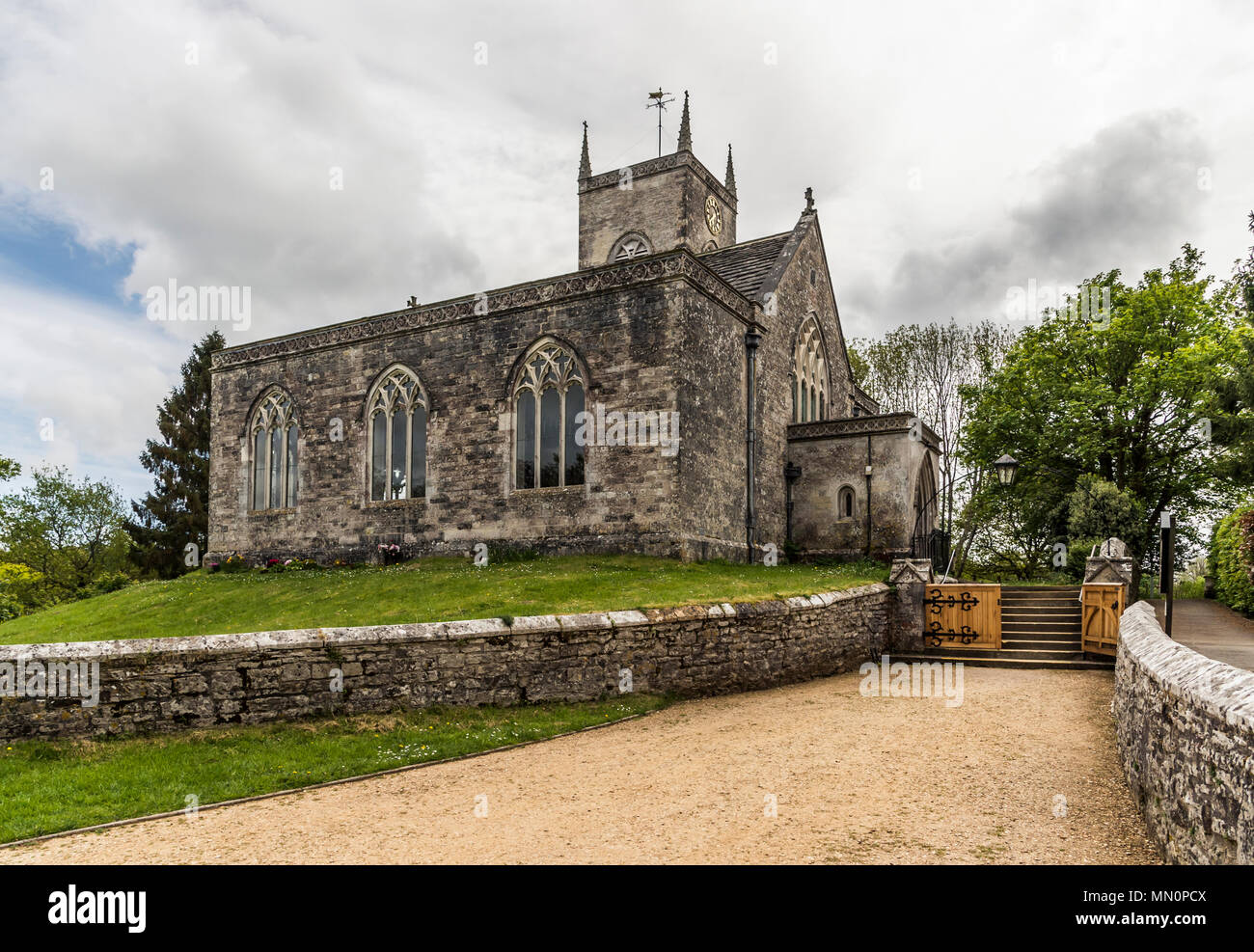 St Nicholas Church at Moreton where the funeral of T.E. Lawrence ...