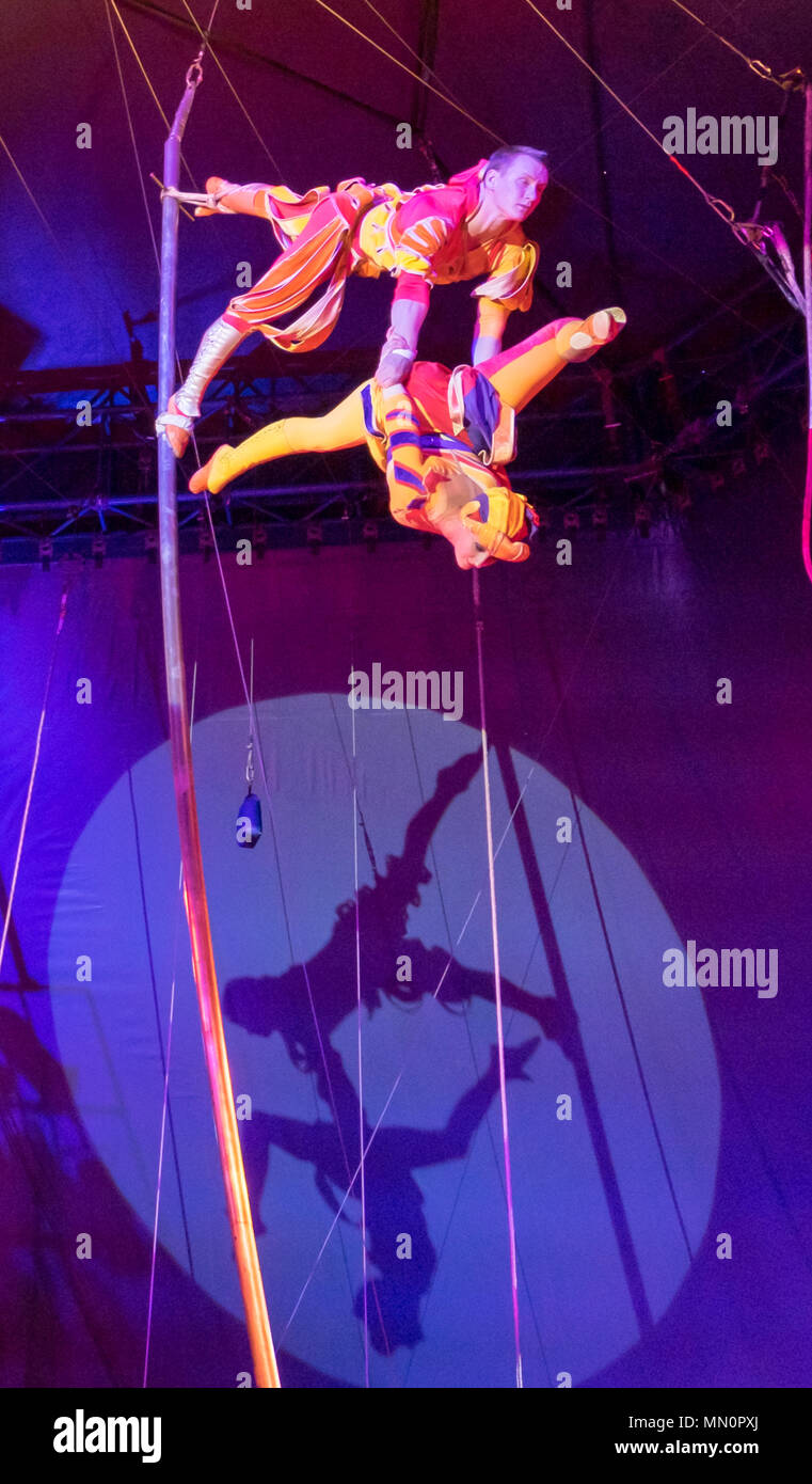 High Wire Acrobats High Resolution Stock Photography and Images - Alamy