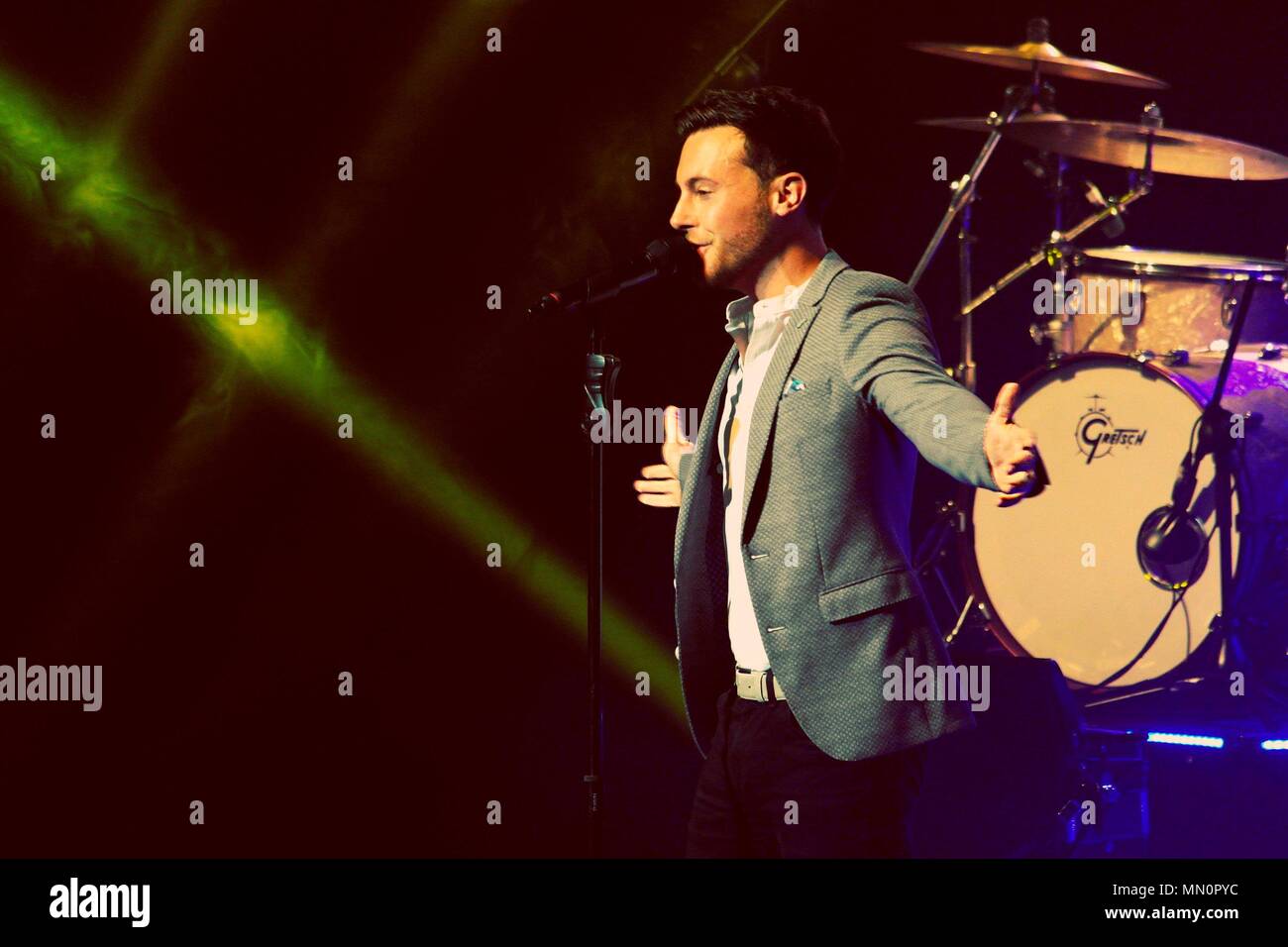 Multiple valuesRhyl,Uk, Ireland crooner Nathan Carter performs to sell ...