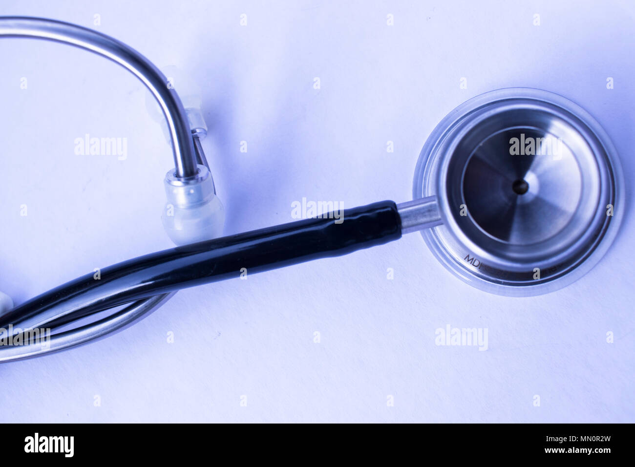 Medical doctors stethoscope used to listen to patient heartbeat and ...