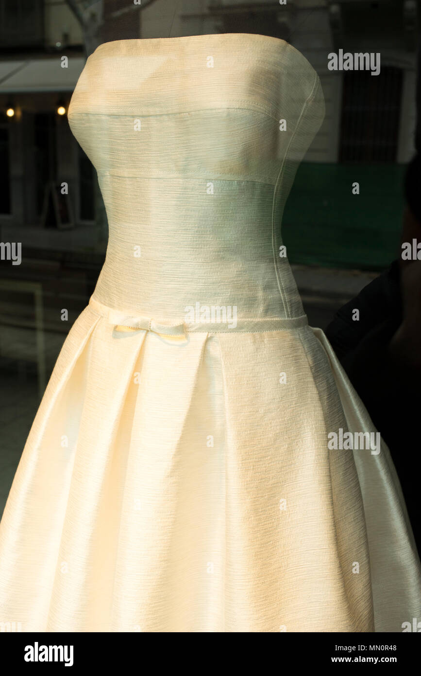 Womenswear fashion shop window ladies store mannquins dummies wearing ...