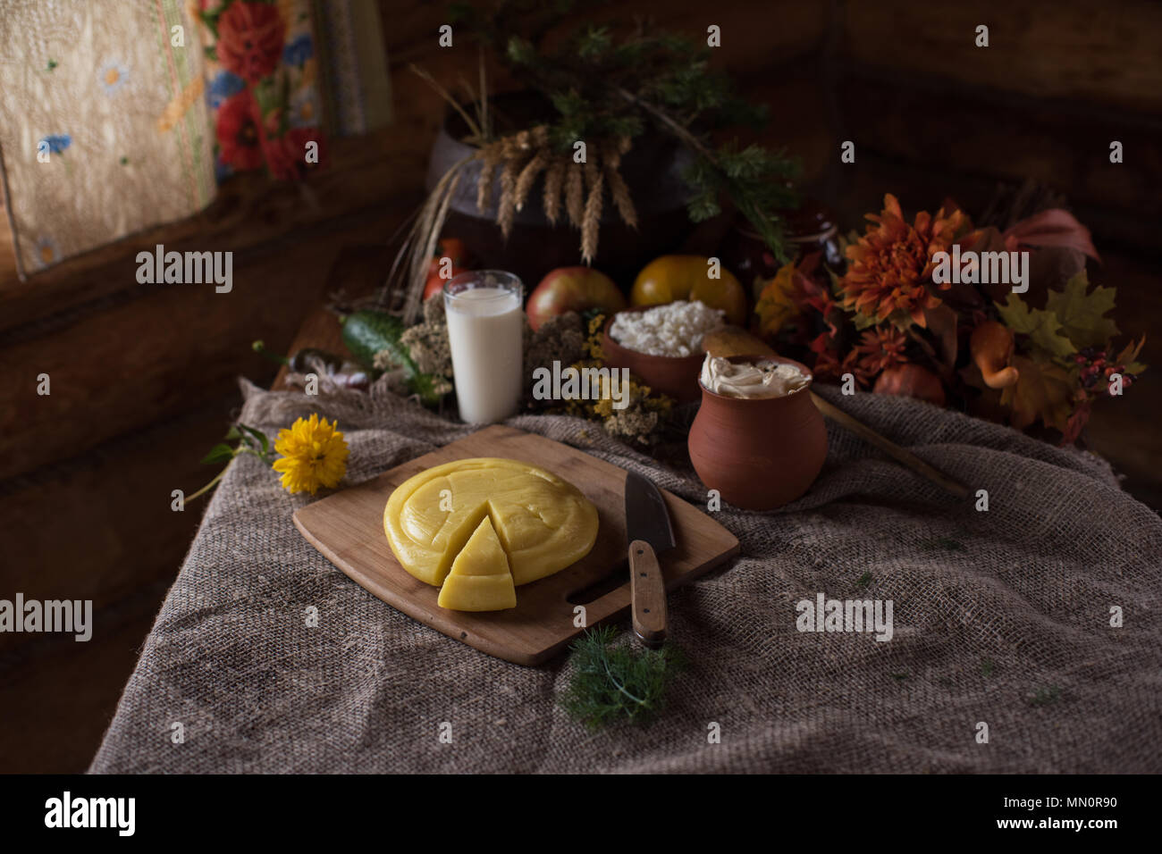 Organic domestic food Stock Photo - Alamy