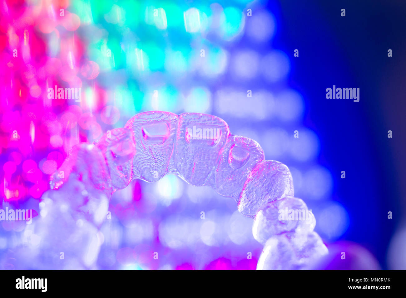 Invisible teeth retainers orthodontic brackets. Plastic modern ...