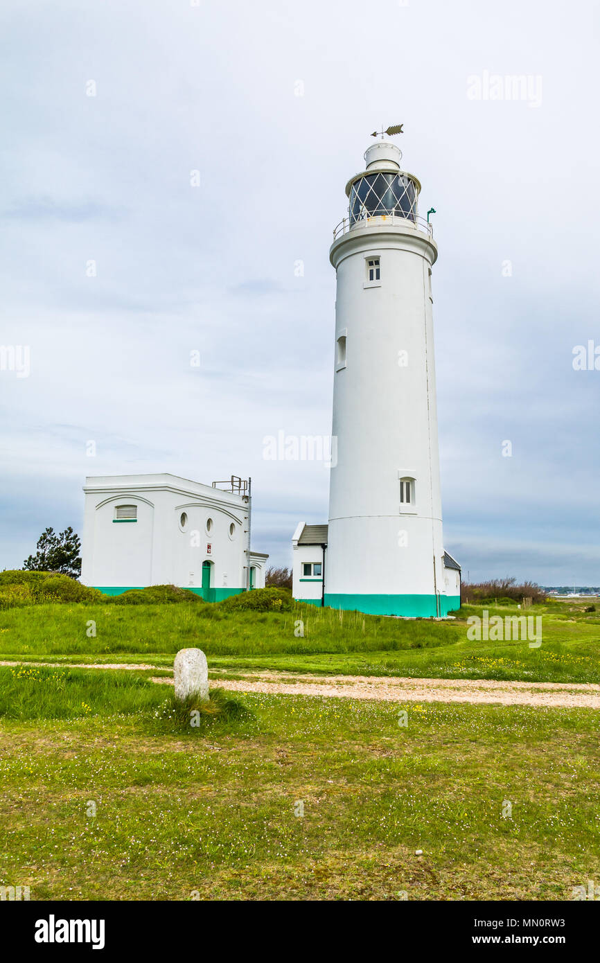 Hurst Point Lighthouse is located at Hurst Point in the English county ...