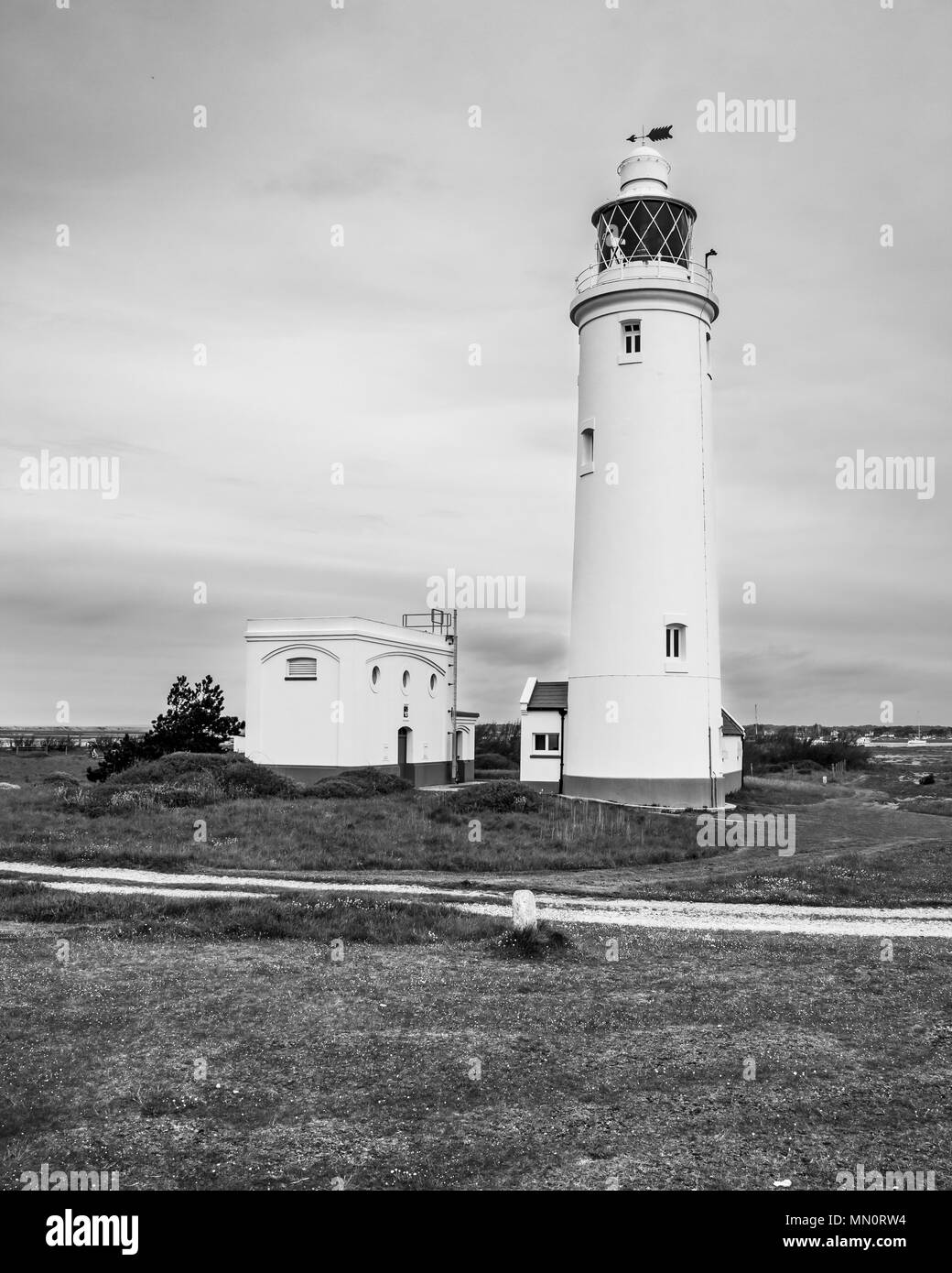 Hurst Point Lighthouse is located at Hurst Point in the English county ...