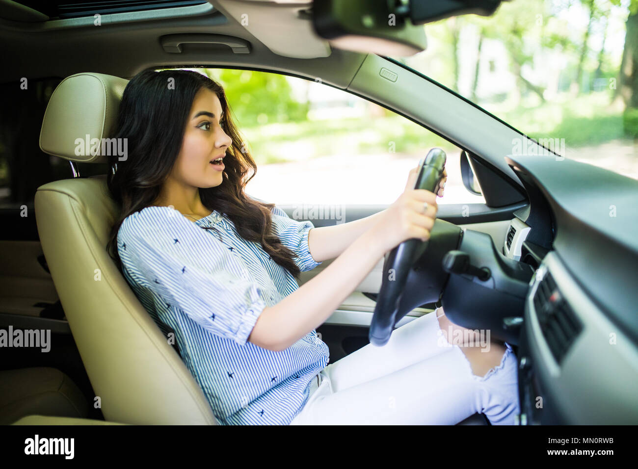 Avoiding the accident hi-res stock photography and images - Alamy