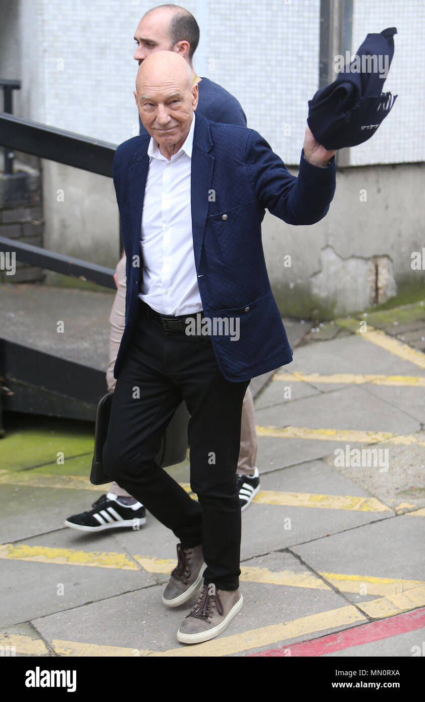 Sir Patrick Stewart outside ITV Studios Featuring: Sir Patrick Stewart ...