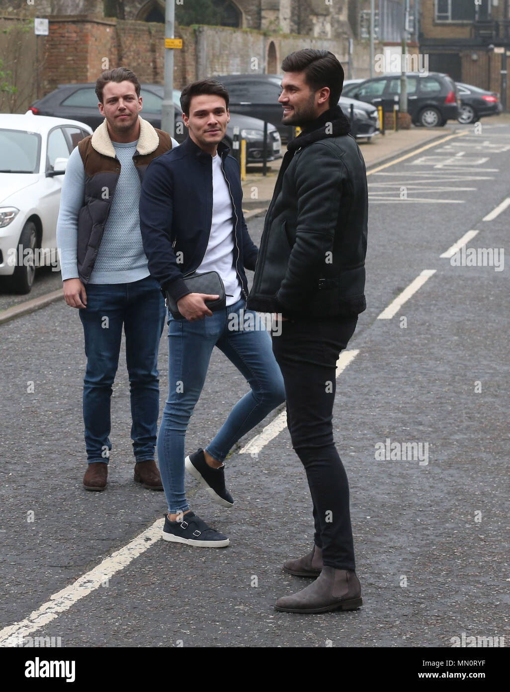 The cast of TOWIE filming scenes in Imperium 38 Nightclub in Romford ...