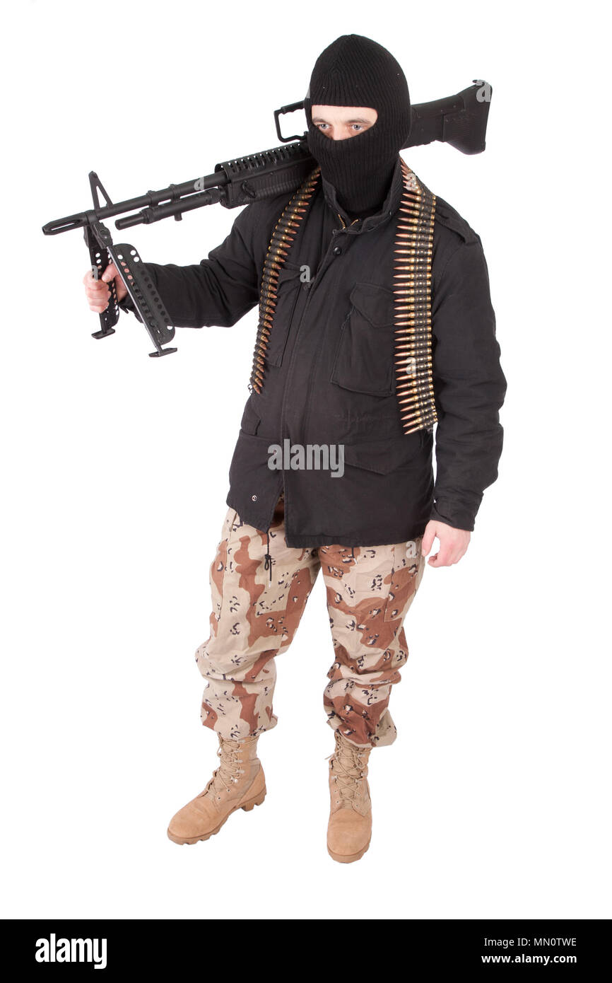 M60 machine gun or m240 machine gun Cut Out Stock Images & Pictures - Alamy