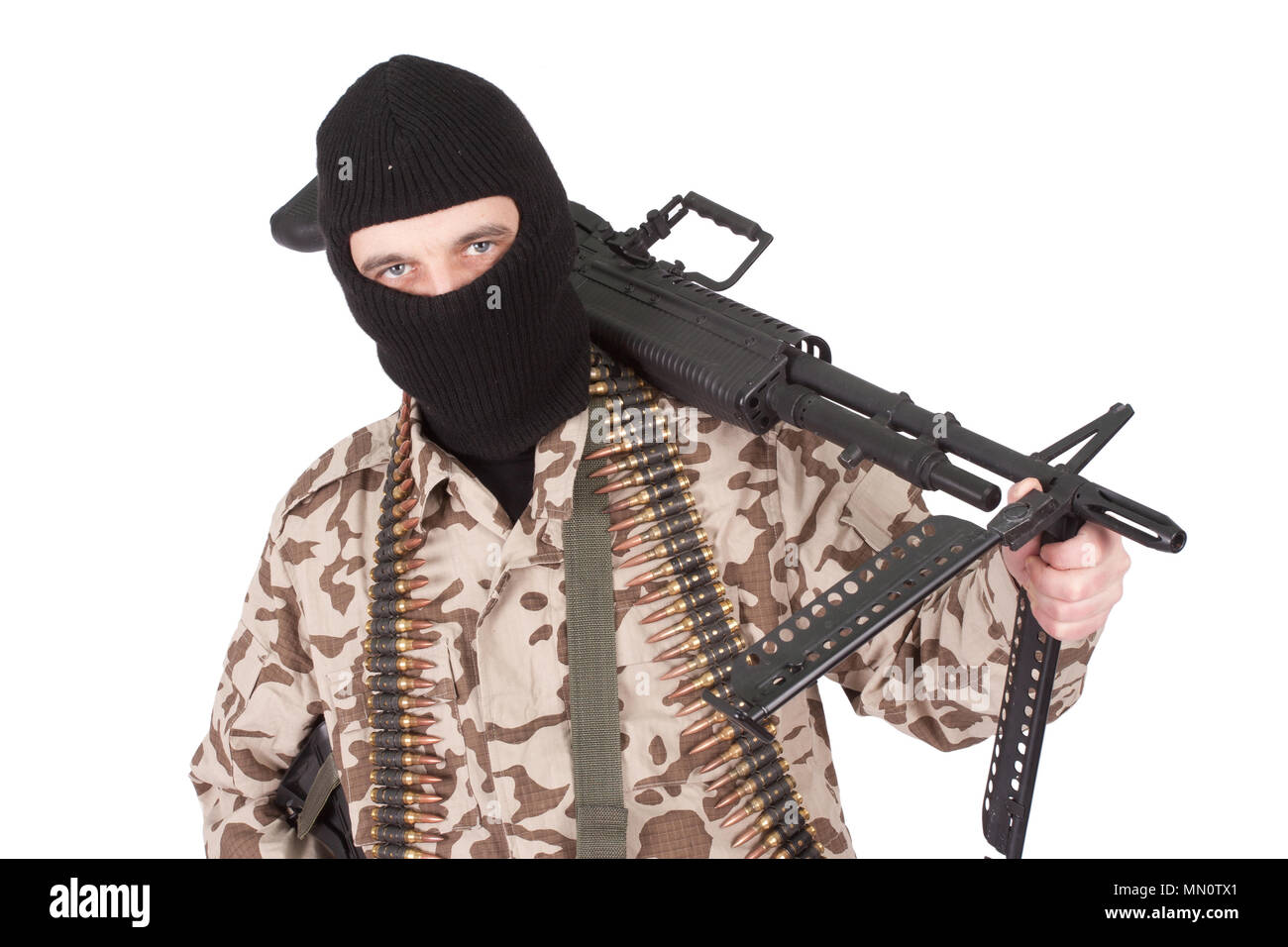 Portrait machine gunner hi-res stock photography and images - Alamy