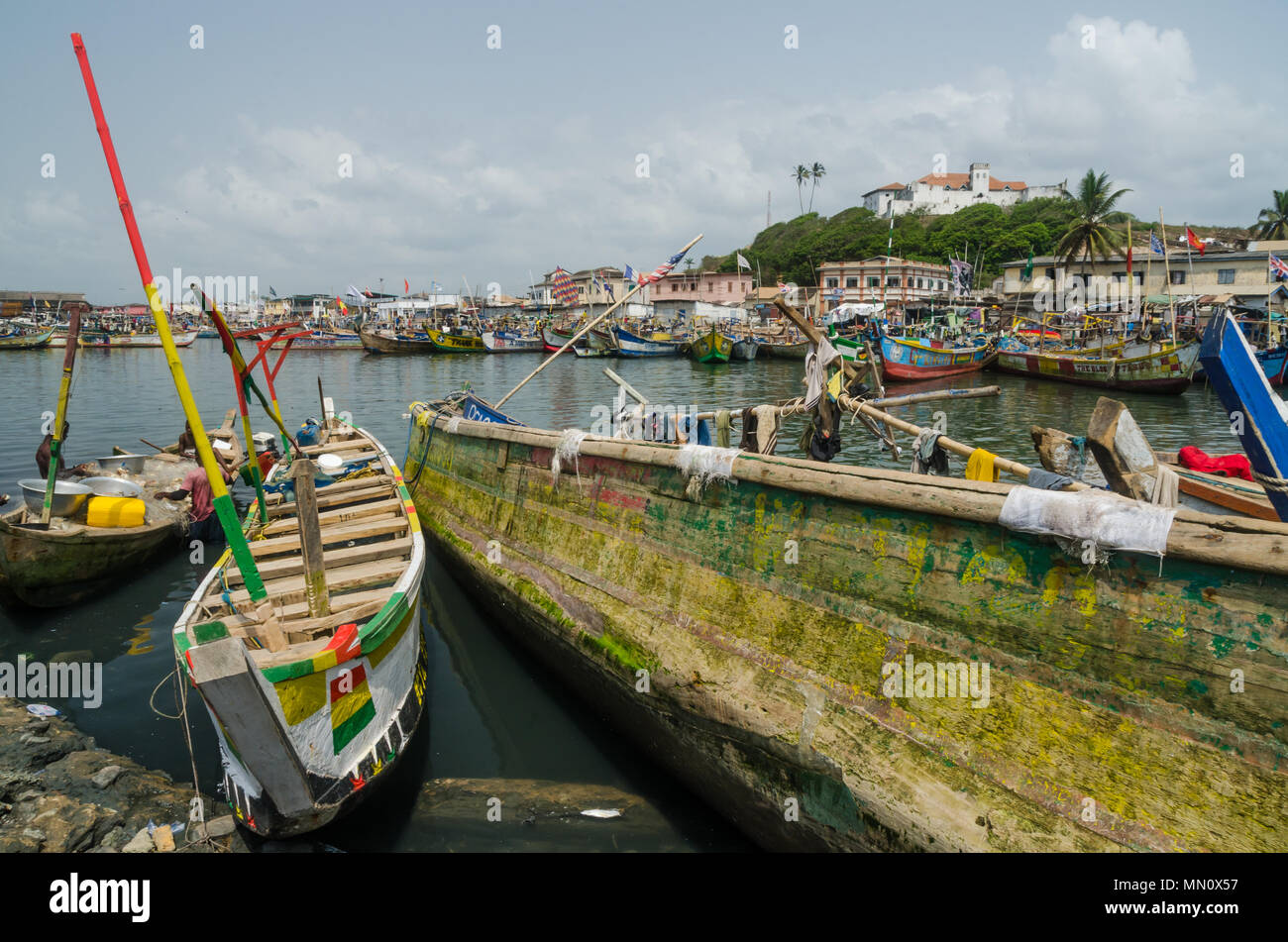 Harbour of elmina hi-res stock photography and images - Alamy
