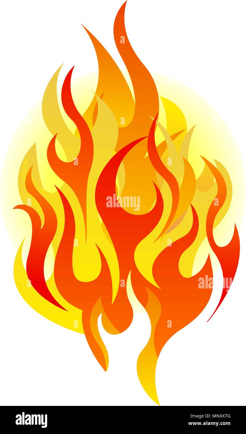 Vector fire design elements Stock Vector Image & Art - Alamy