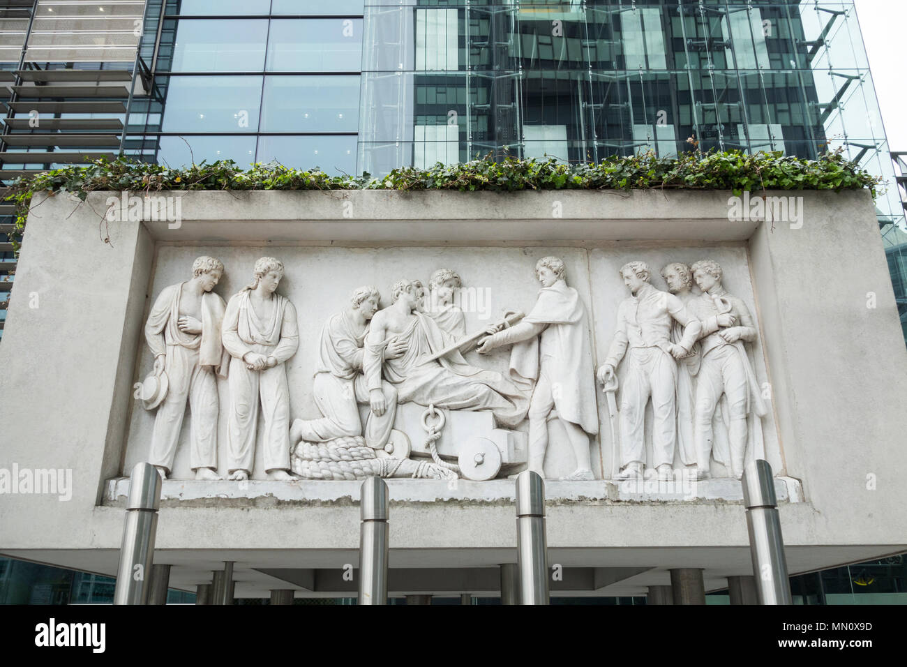 The Battle of St. Vincent Frieze by Edward Hodges Bailey in Triton ...