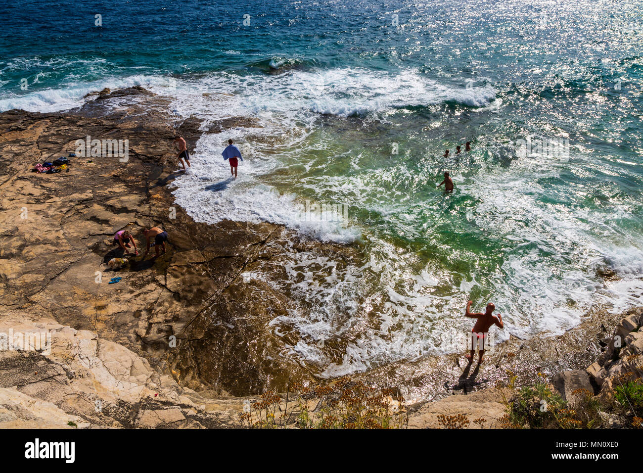 Croatia pula verudela beach hi-res stock photography and images - Alamy