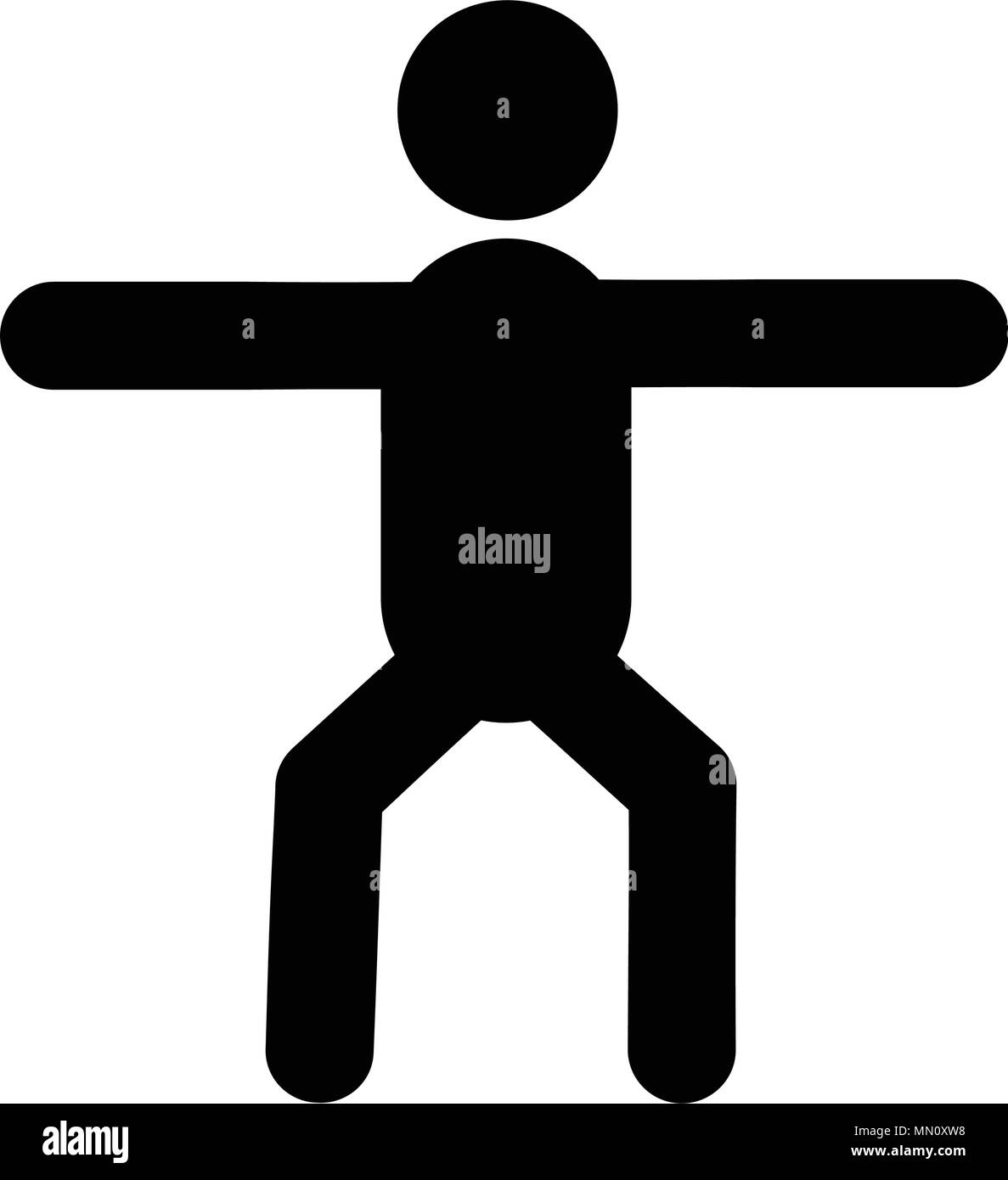 Attractive squatting squat Stock Vector Images - Alamy