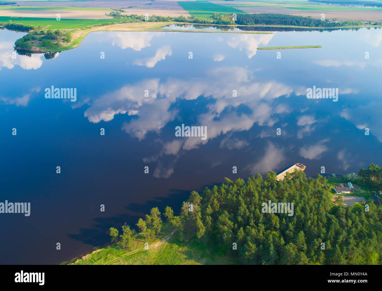 Panoramic aerial view belarus hi-res stock photography and images - Alamy