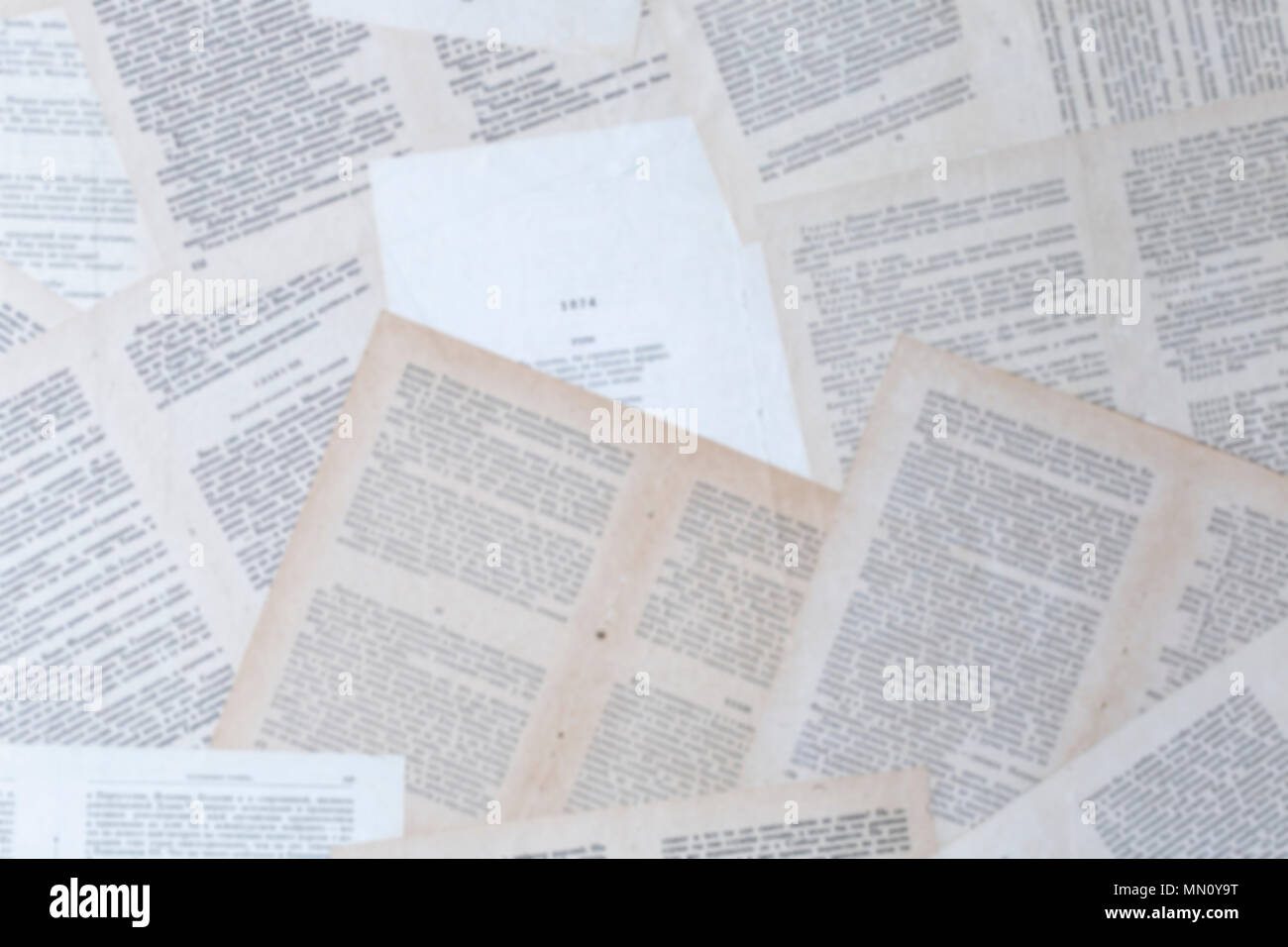 Spread out newspaper hi-res stock photography and images - Alamy