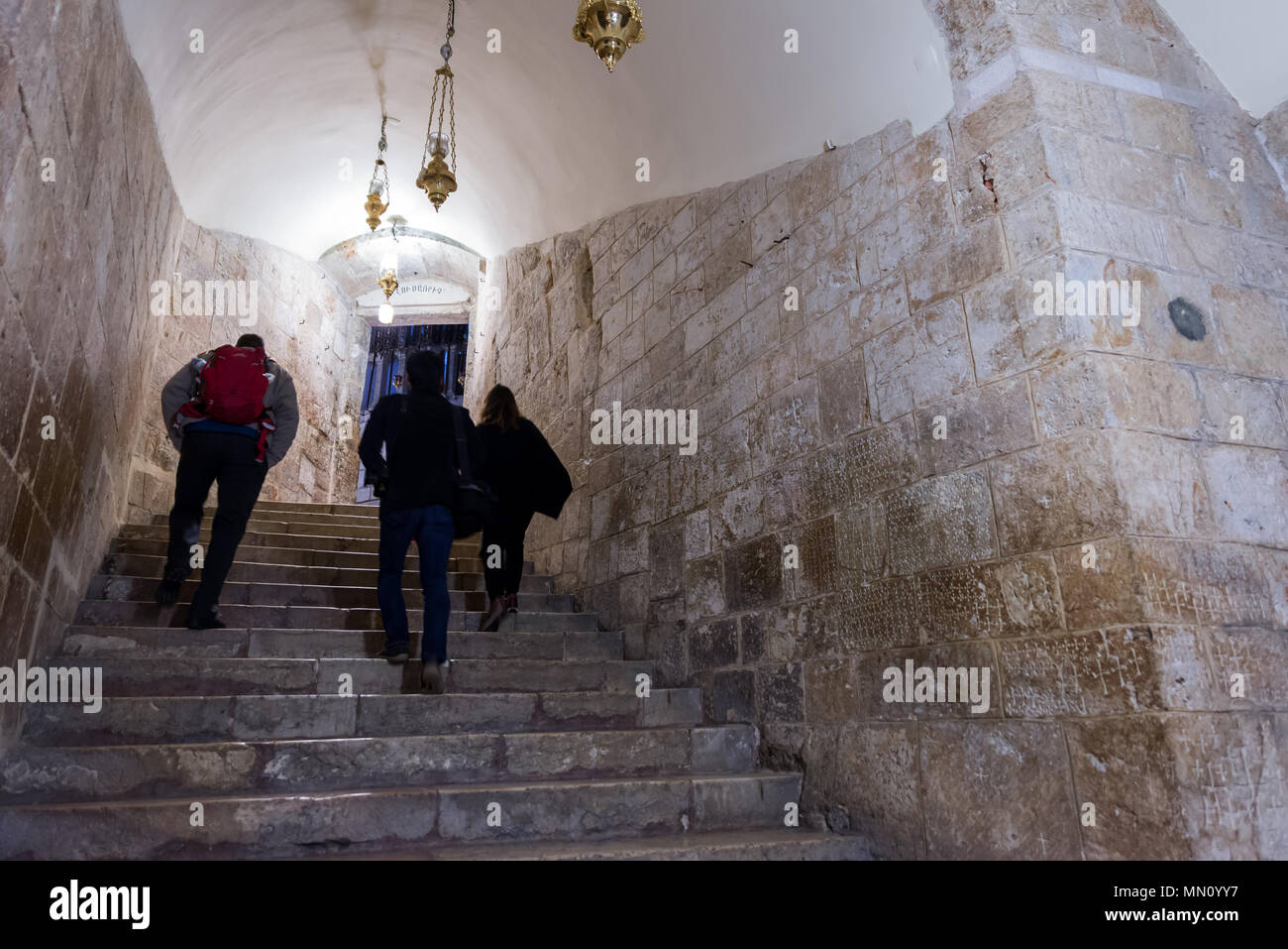 Visiting Jerusalem with kids, Israel Stock Photo - Alamy