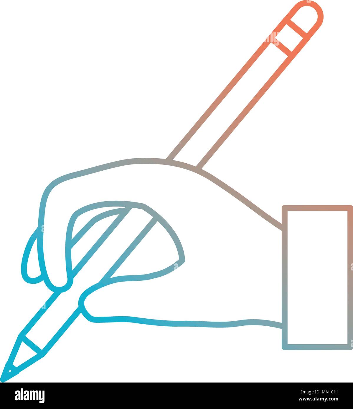 Crayon graphite Stock Vector Images - Alamy