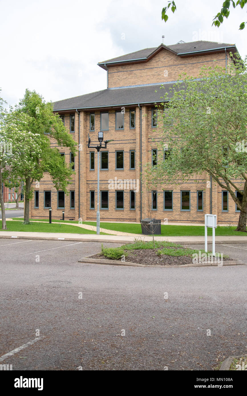 Modern design building for office location Stock Photo - Alamy