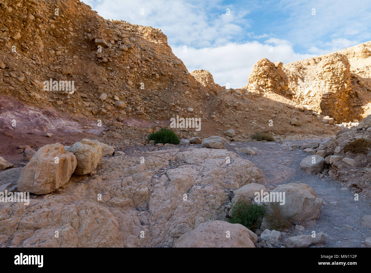 Visiting Red Canyon at Eilat mountains, Israel Stock Photo - Alamy