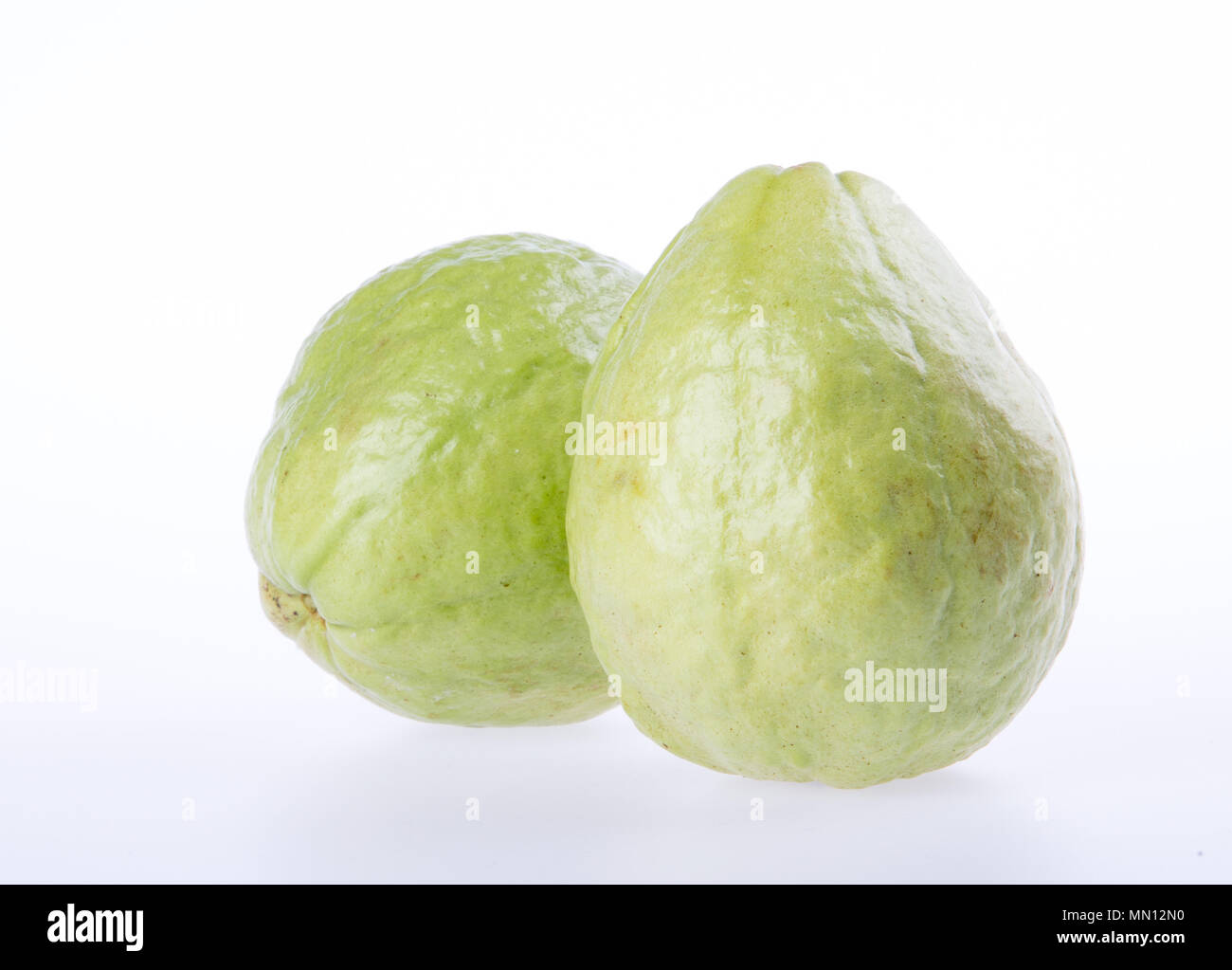 Guava (tropical fresh guava) on white background Stock Photo - Alamy