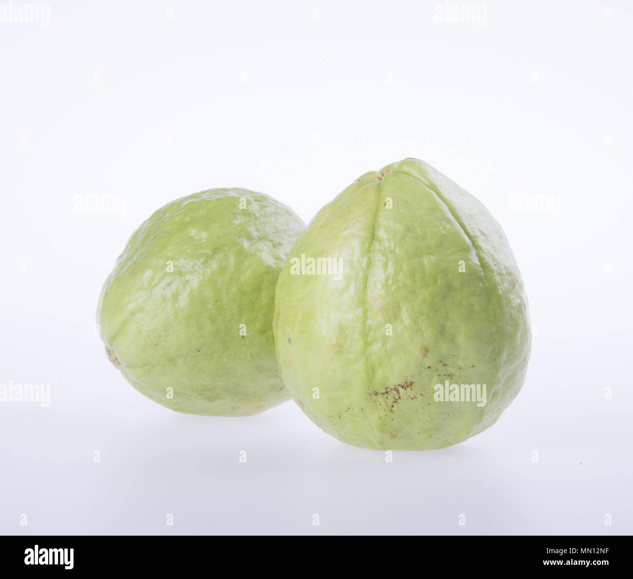 Guava (tropical fresh guava) on white background Stock Photo - Alamy