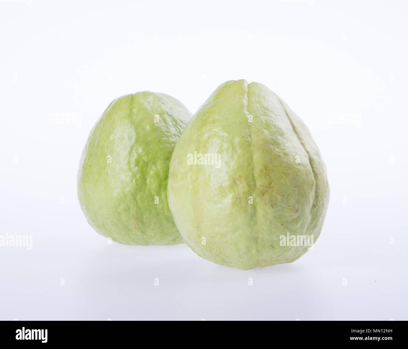 Guava (tropical fresh guava) on white background Stock Photo - Alamy