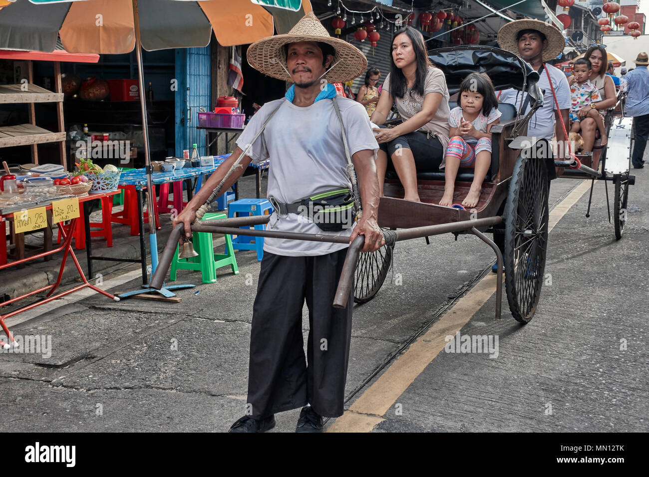 Asian Human Surrey Cart