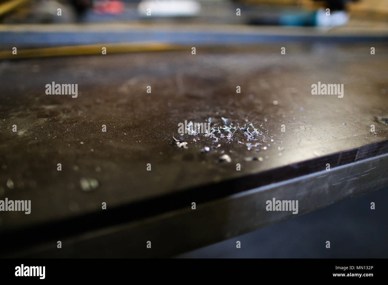 Metal shavings lying on hi-res stock photography and images - Alamy
