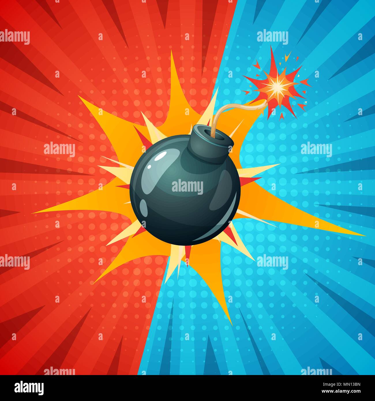 Cartoon bomb hi-res stock photography and images - Alamy