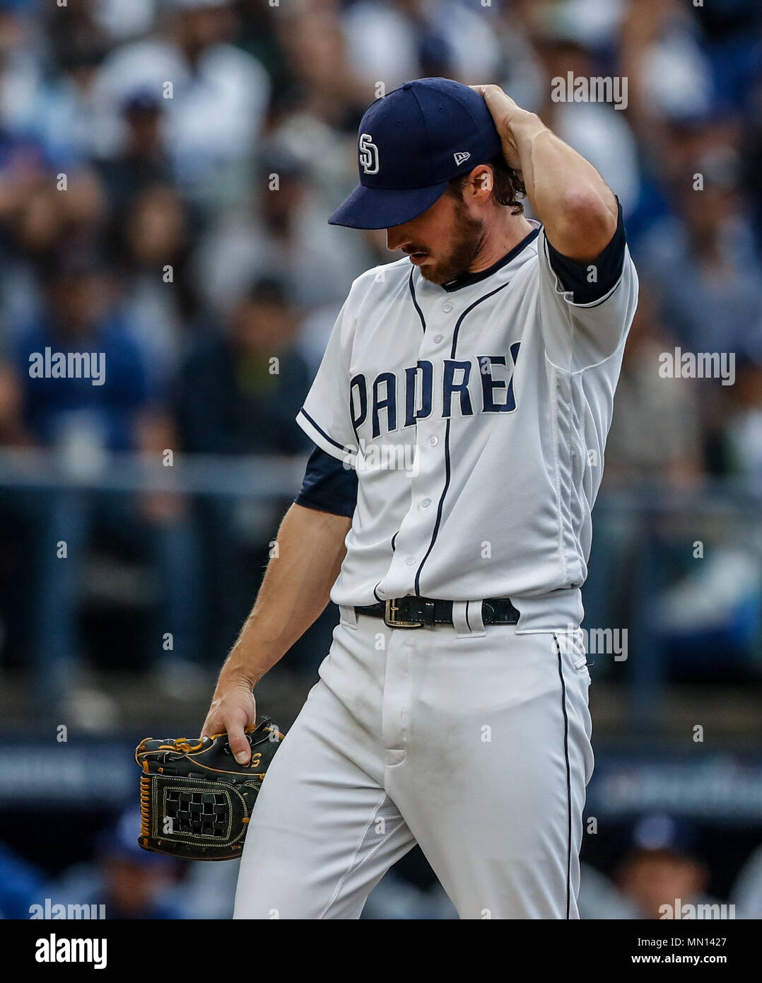 Bryan Mitchell, initial pitcher Baseball action during the Los Angeles ...