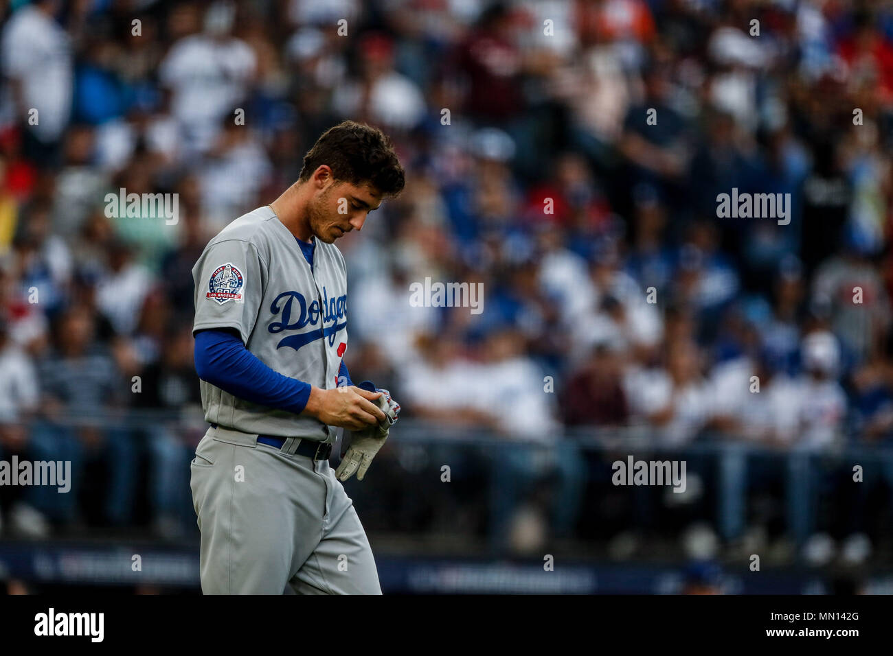 Cody Bellinger. Baseball action during the Los Angeles Dodgers game ...