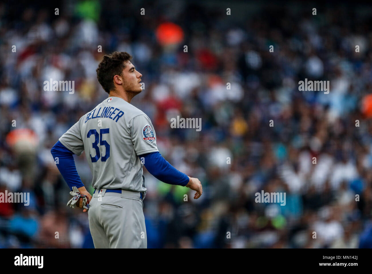Cody Bellinger. Baseball action during the Los Angeles Dodgers game ...