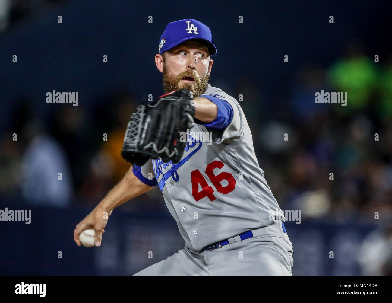 Josh Fields. Baseball action during the Los Angeles Dodgers game ...