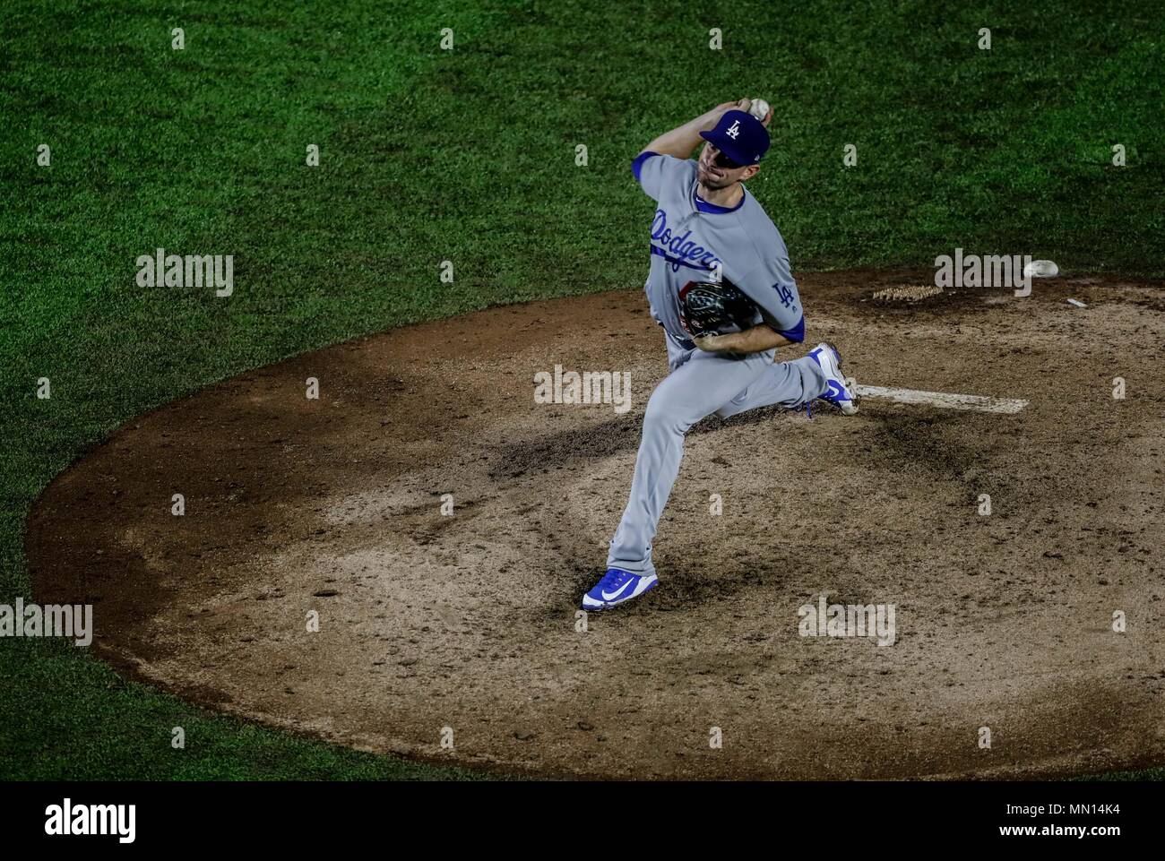 Daniel Hudson . Baseball action during the Los Angeles Dodgers game ...