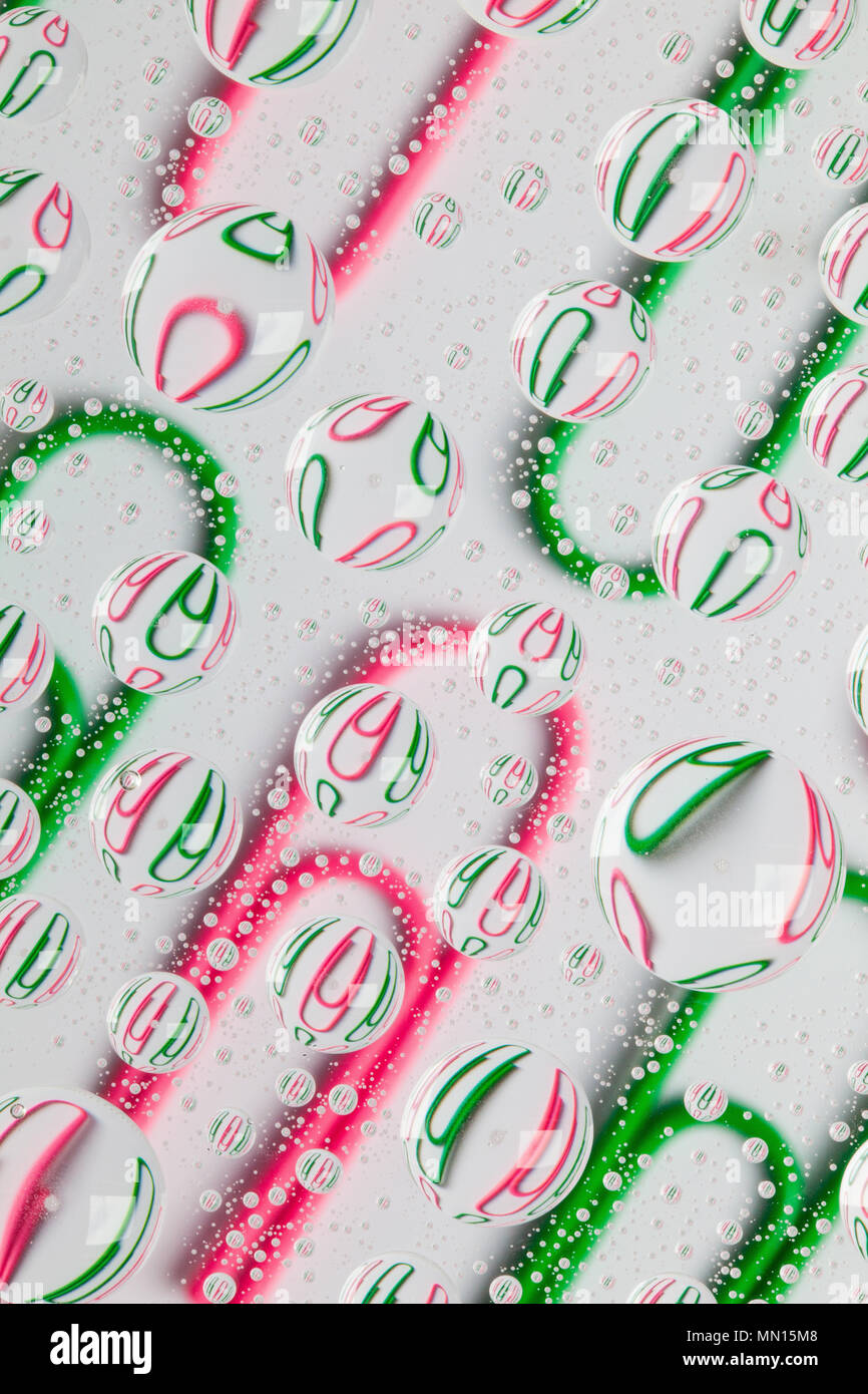 Color background with raindrops and paper clips Stock Photo - Alamy