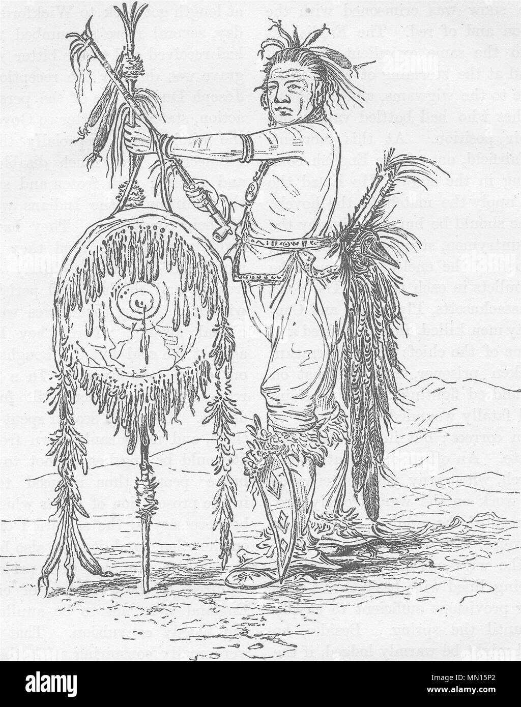 Indian chief catlin hi-res stock photography and images - Alamy