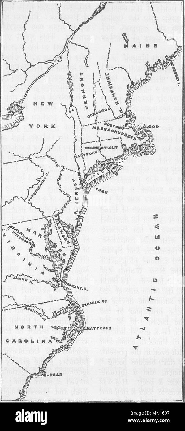Early Settlements Map