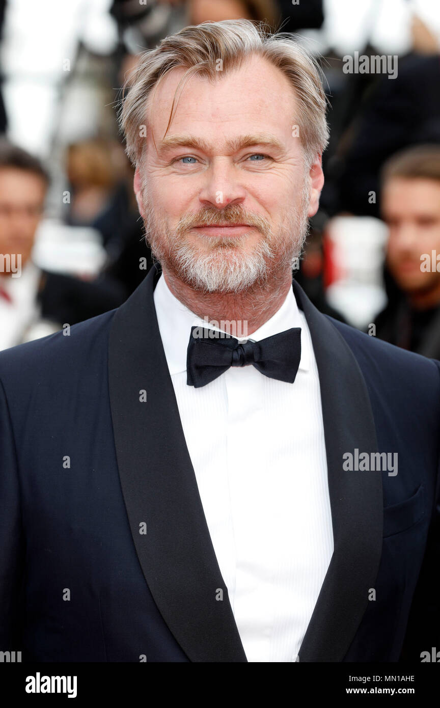 Cannes, France. 13th May, 2018. Christopher Nolan attending the 'Sink ...