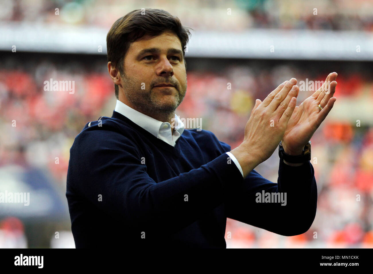 Tottenham fans leicester hi-res stock photography and images - Alamy