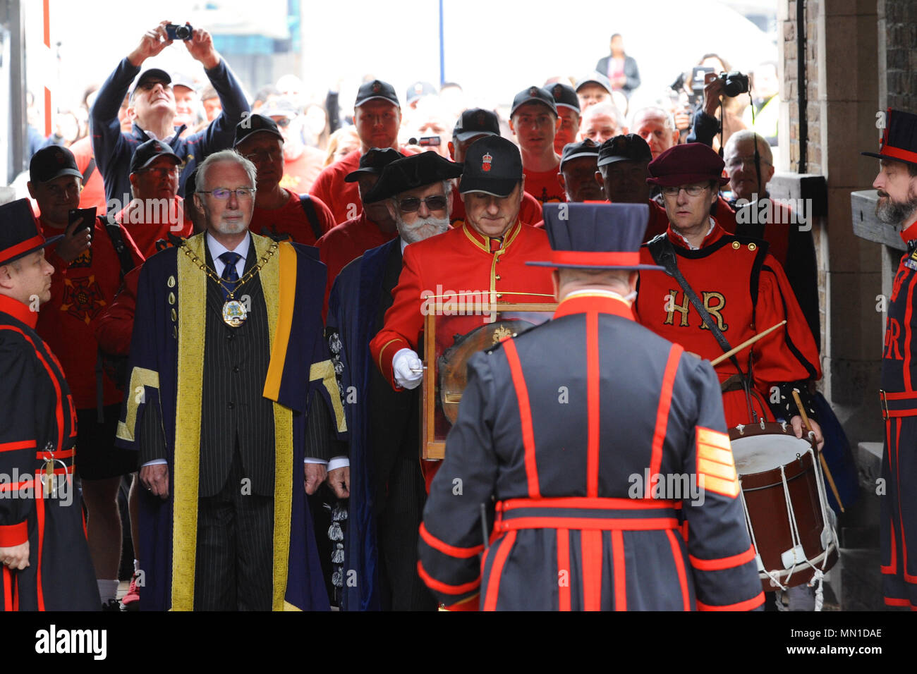 London, UK. 13th May, 2018. The Stela is carried into HM Tower of ...
