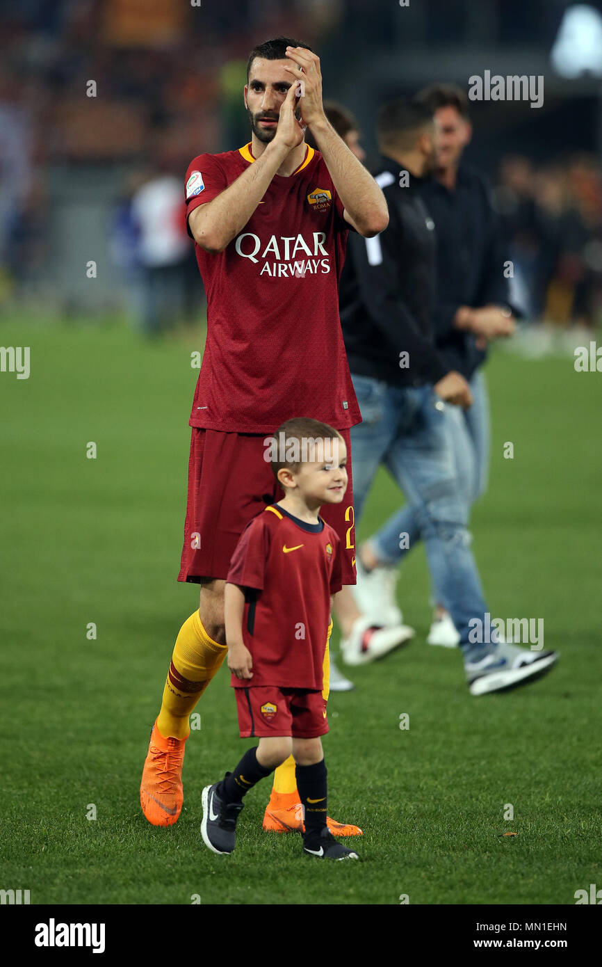 Stadio Olimpico, Rome, Italy. 13th May, 2018. Serie A Football, Roma ...